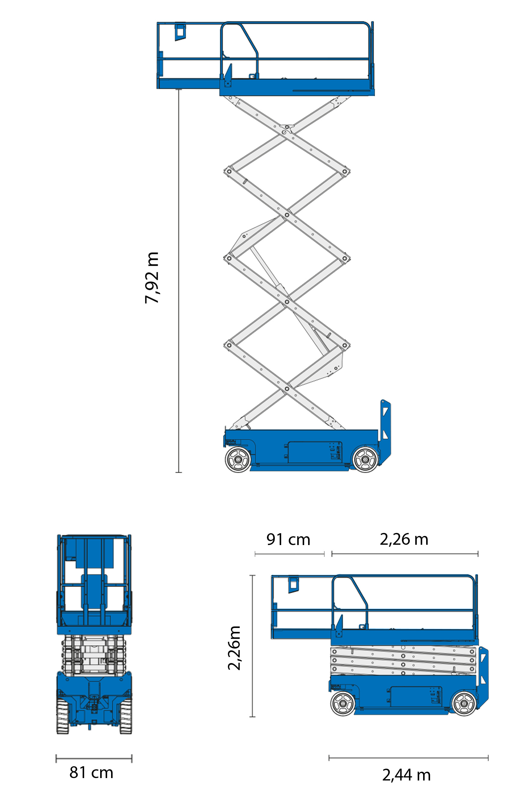 GENIE GS2632 - Schaarliften - Duma Rent