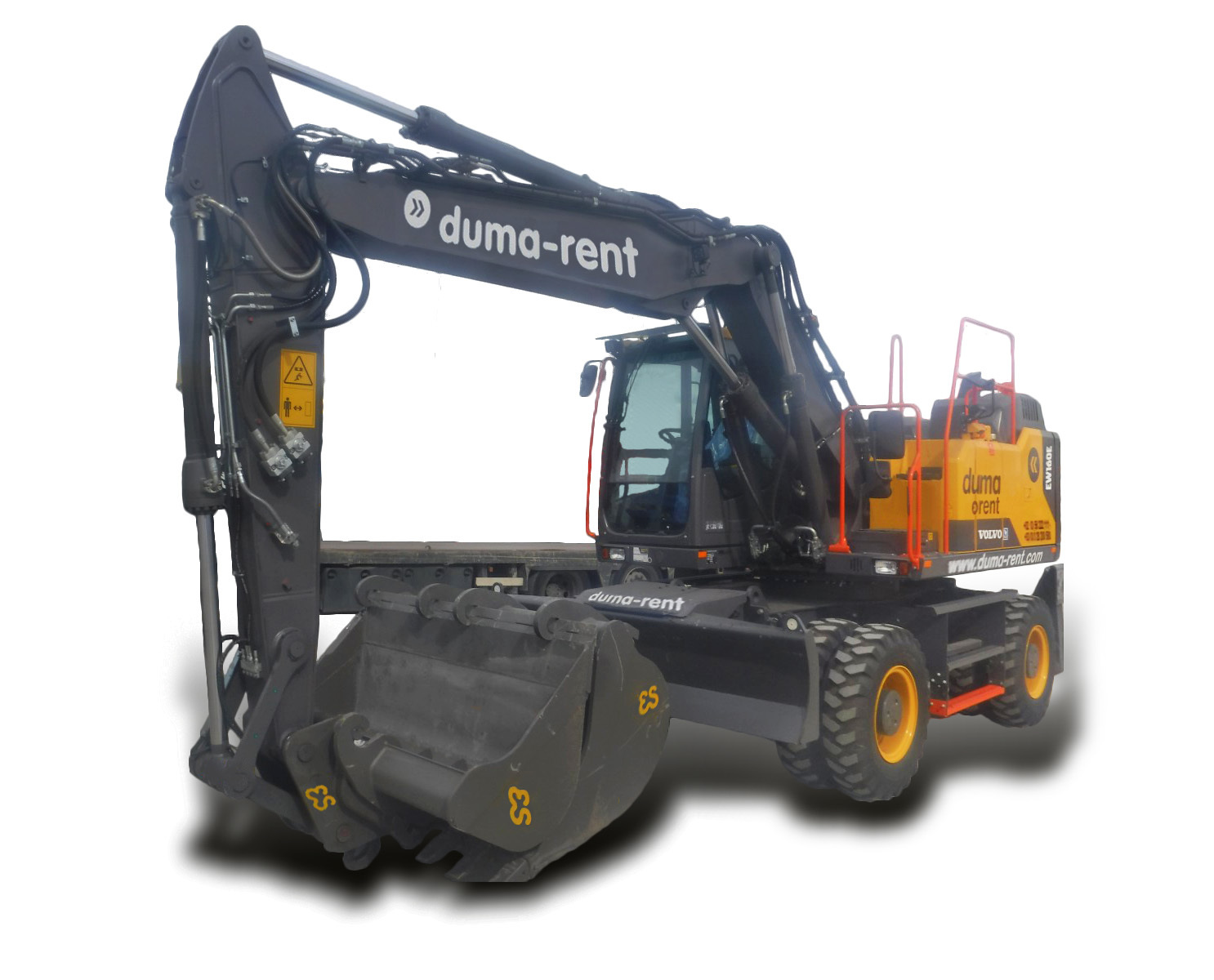 VOLVO EW160E - Pelles > 9 tonnes - Duma Rent